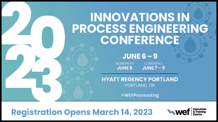 WEF/IWA Innovations in Process Engineering 2023